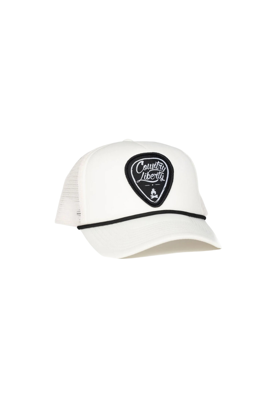 Natural Vintage Foam Trucker Hat Country Liberty